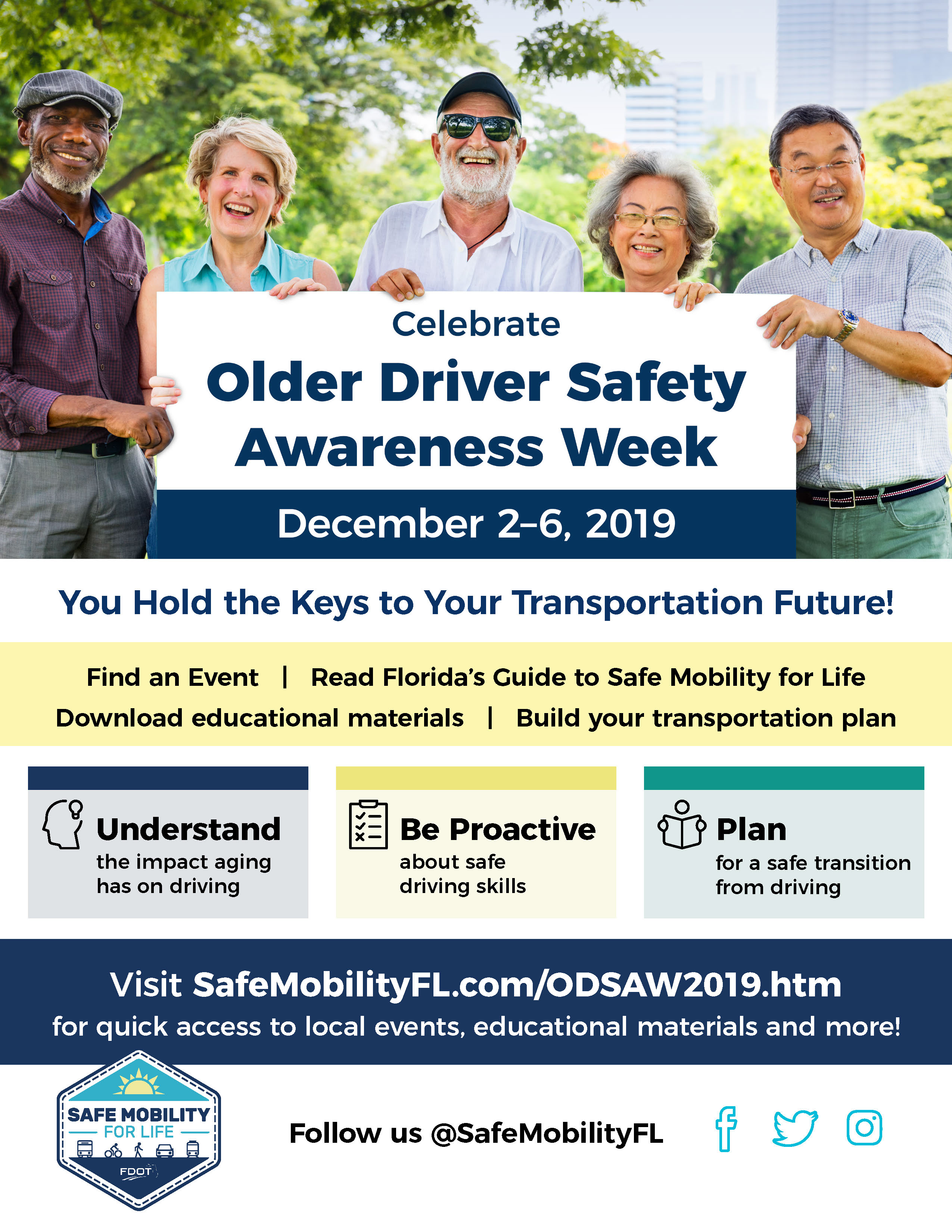 Safe Mobility For Life ~ Older Driver Safety Awareness Week 2019